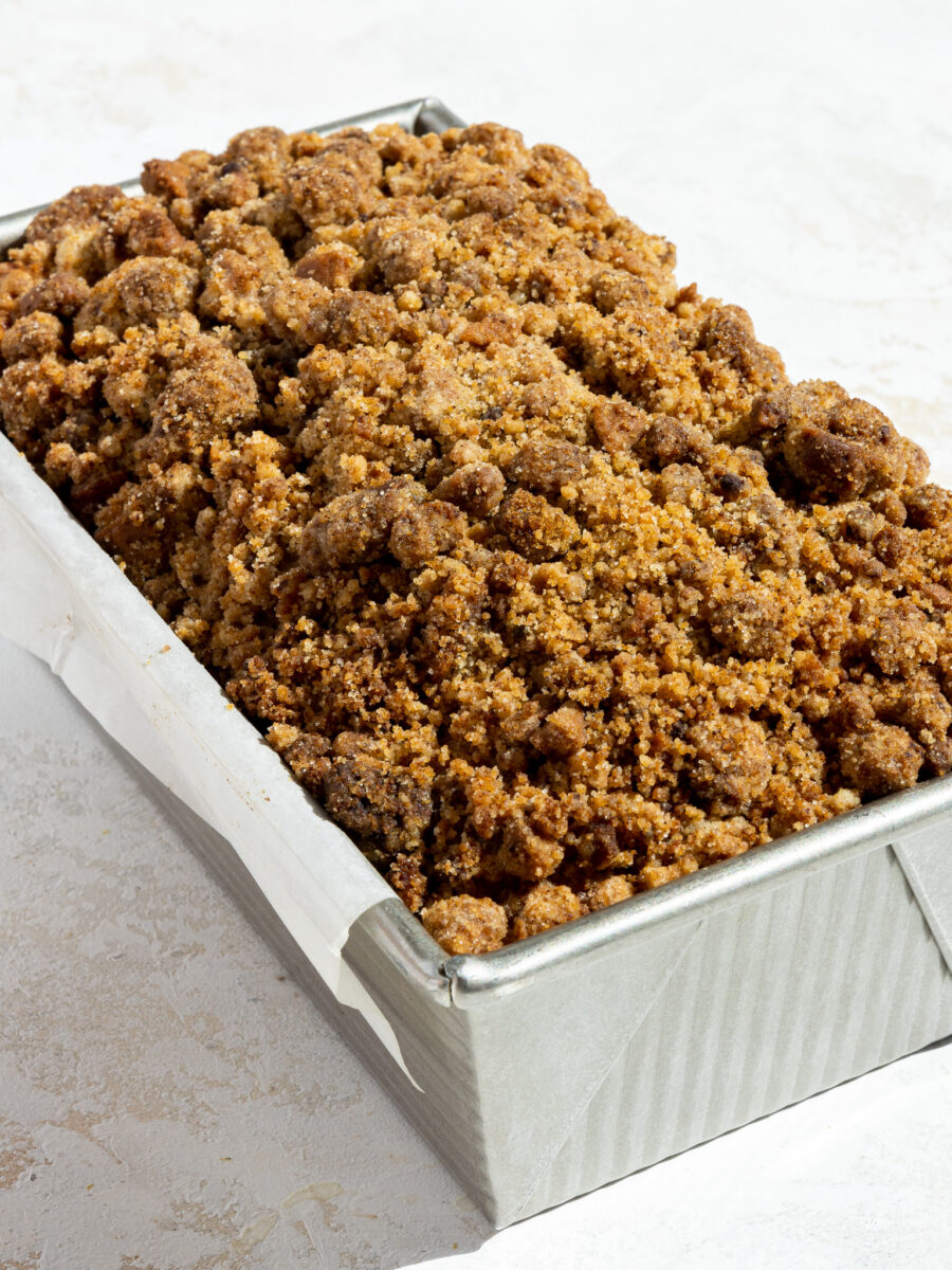 Biscoff Banana Bread w/ Biscoff Streusel Topping