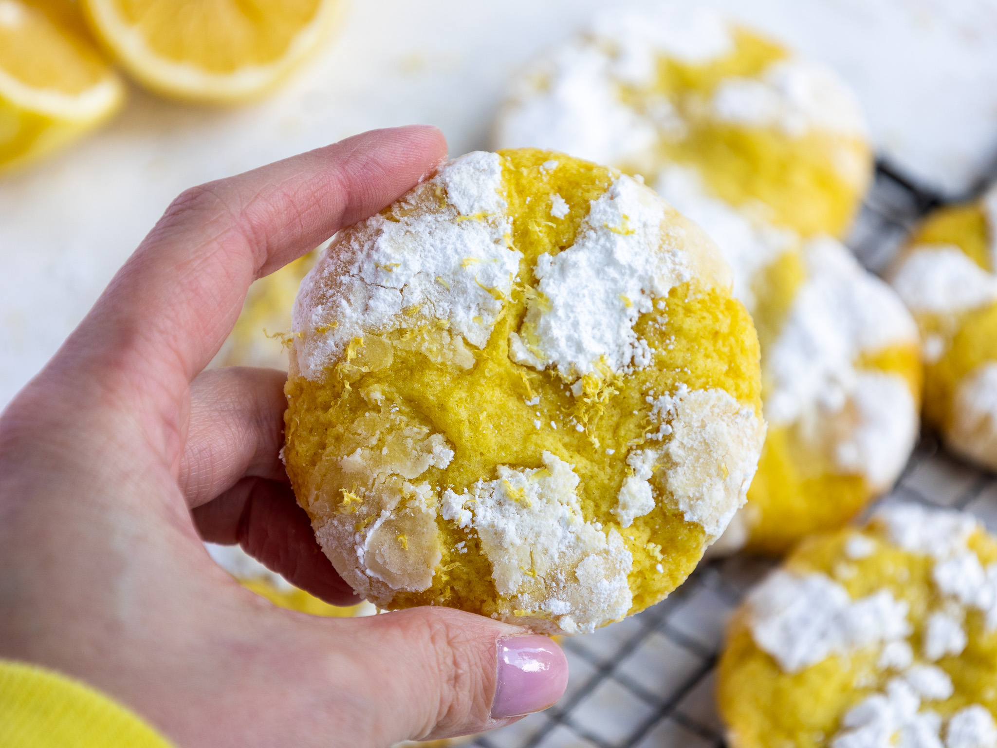 Lemon Crinkle Cookie Recipe: Perfectly Soft & Chewy Cookies