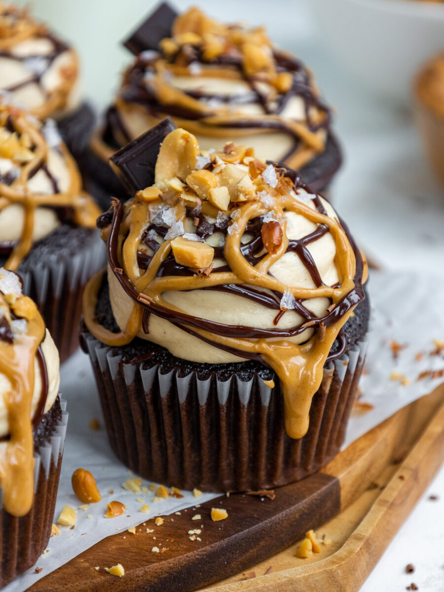 Peanut Butter-Filled Cupcakes: Delicious Recipe from Scratch