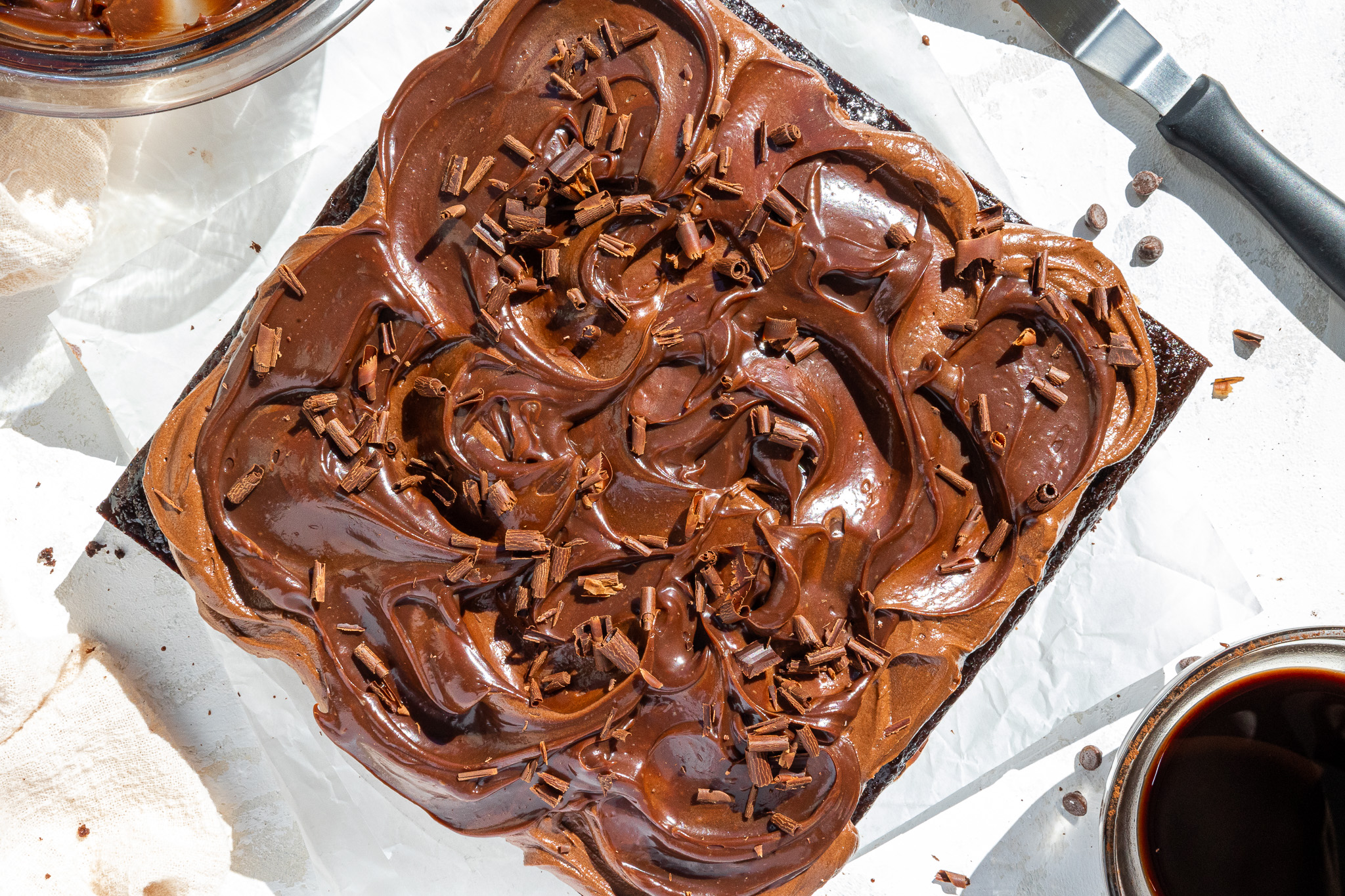 Chocolate Snack Cake: Easy, Single Layer Chocolate Cake Recipe