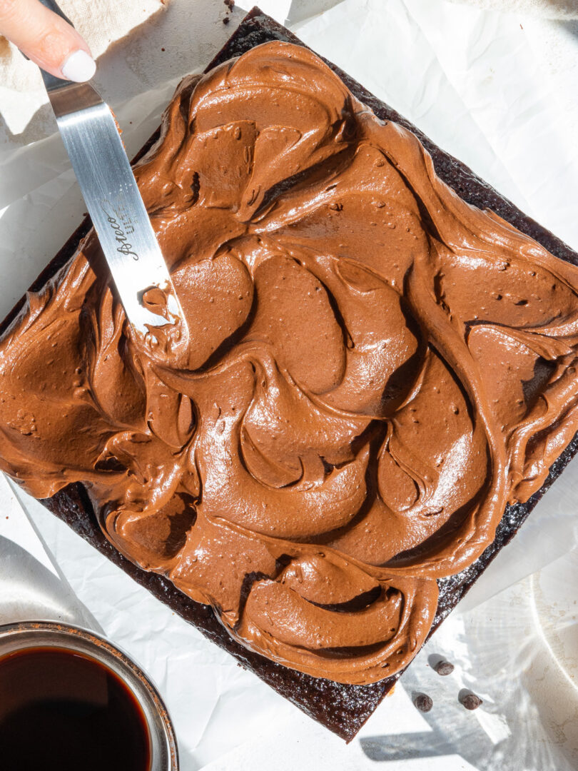 Chocolate Snack Cake: Easy, Single Layer Chocolate Cake Recipe