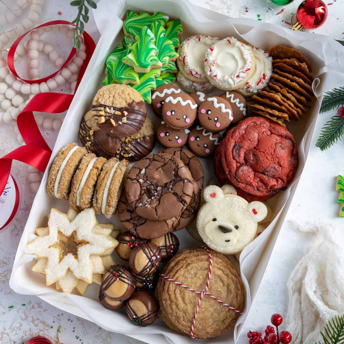Christmas Cookie Box: 12 Delicious Recipes & Packing Tutorial