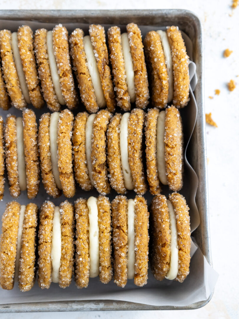 Gingerbread Sandwich Cookies: Soft, Chewy, & Perfectly Spiced