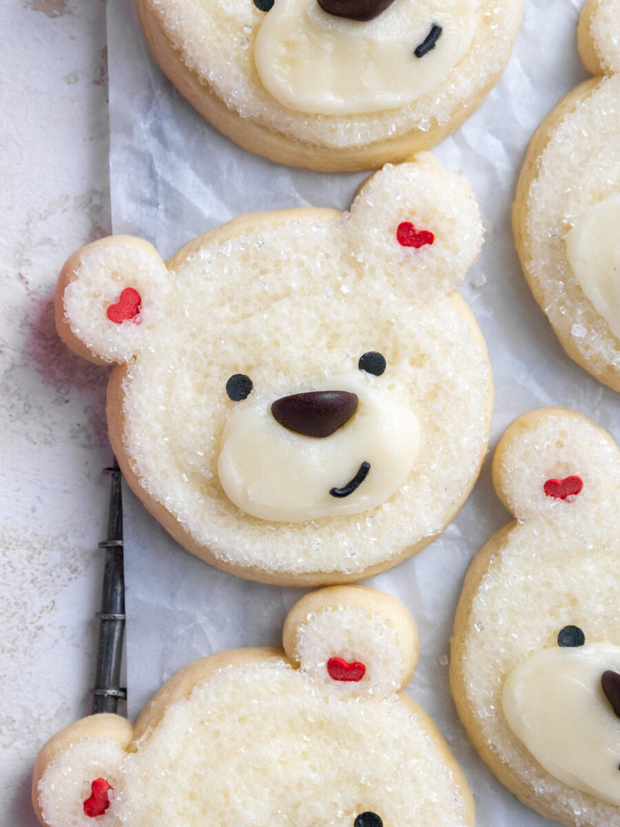 Polar Bear Cookies: Adorable Buttercream Cookie Recipe