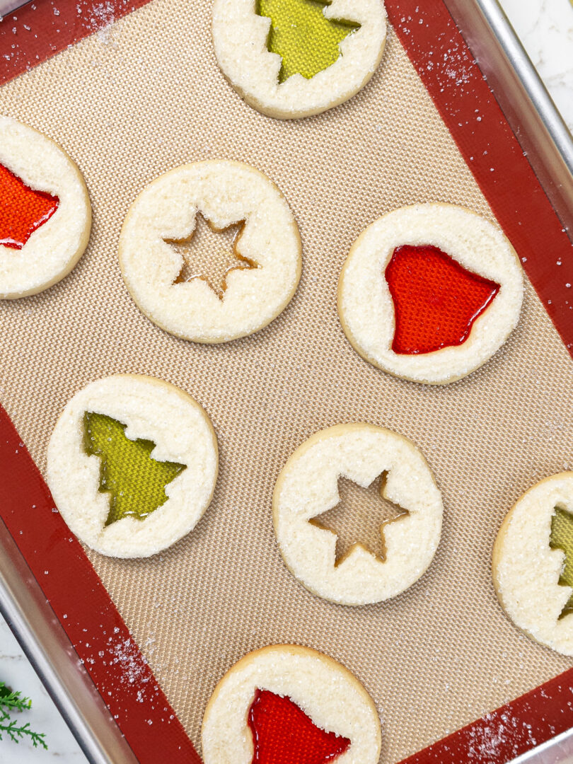 Stained Glass Christmas Cookies - Recipe & Tutorial