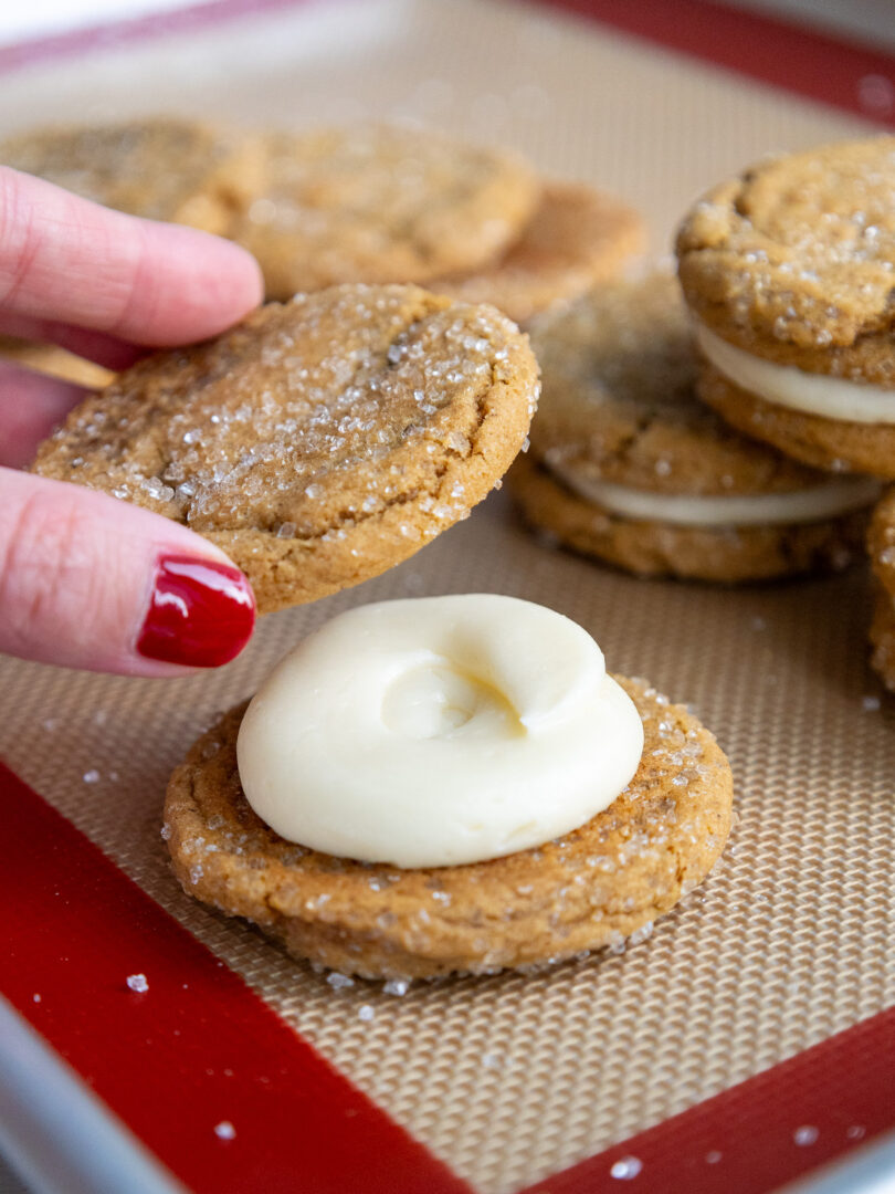 Gingerbread Sandwich Cookies: Soft, Chewy, & Perfectly Spiced