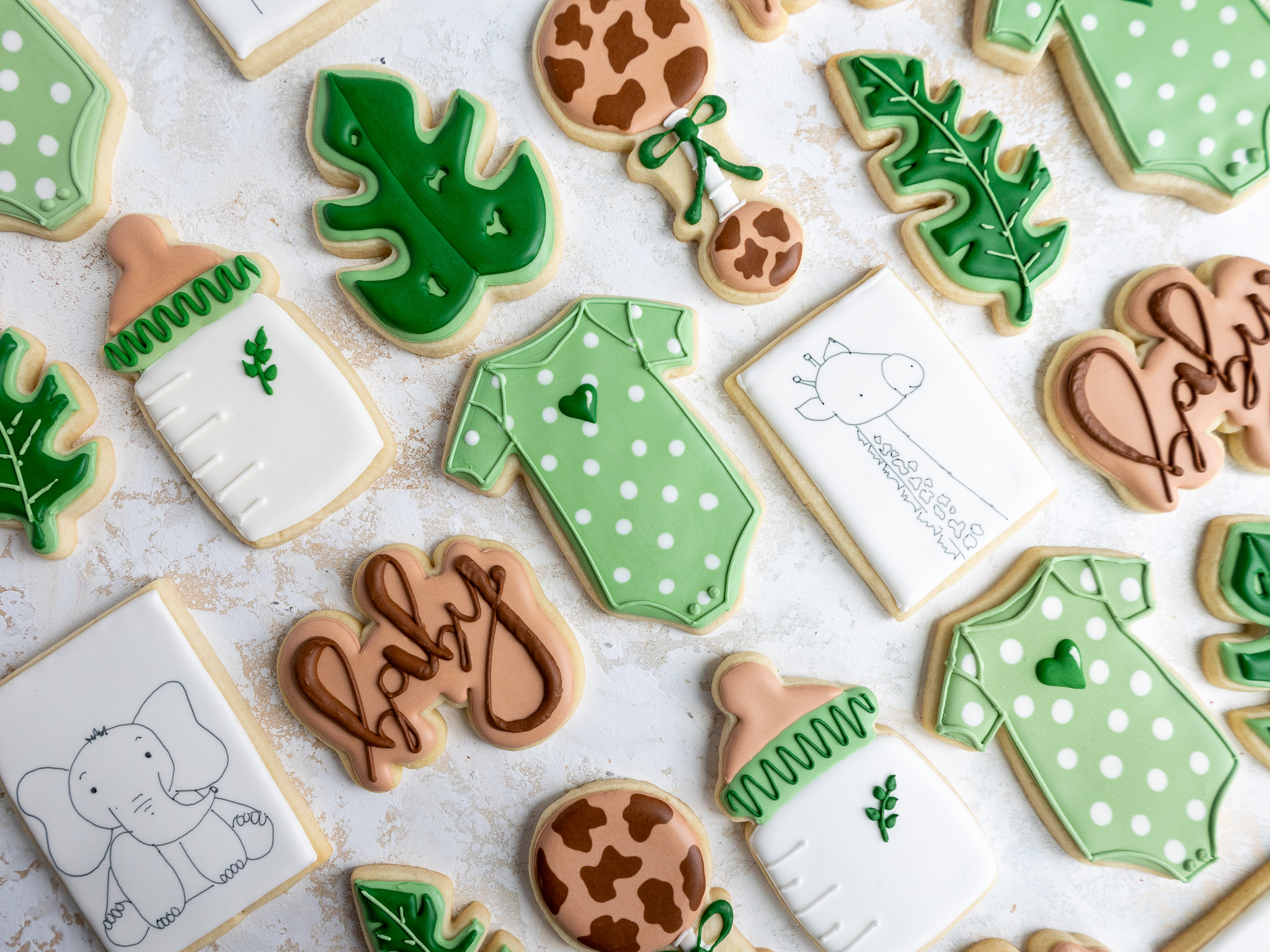Jungle Themed Cookies: Adorable Sugar Cookie Set