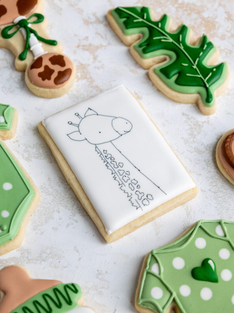 Jungle Themed Cookies: Adorable Sugar Cookie Set