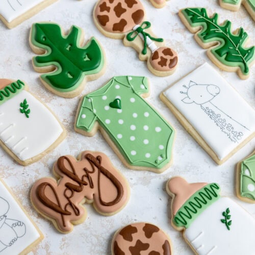 Jungle Themed Cookies: Adorable Sugar Cookie Set