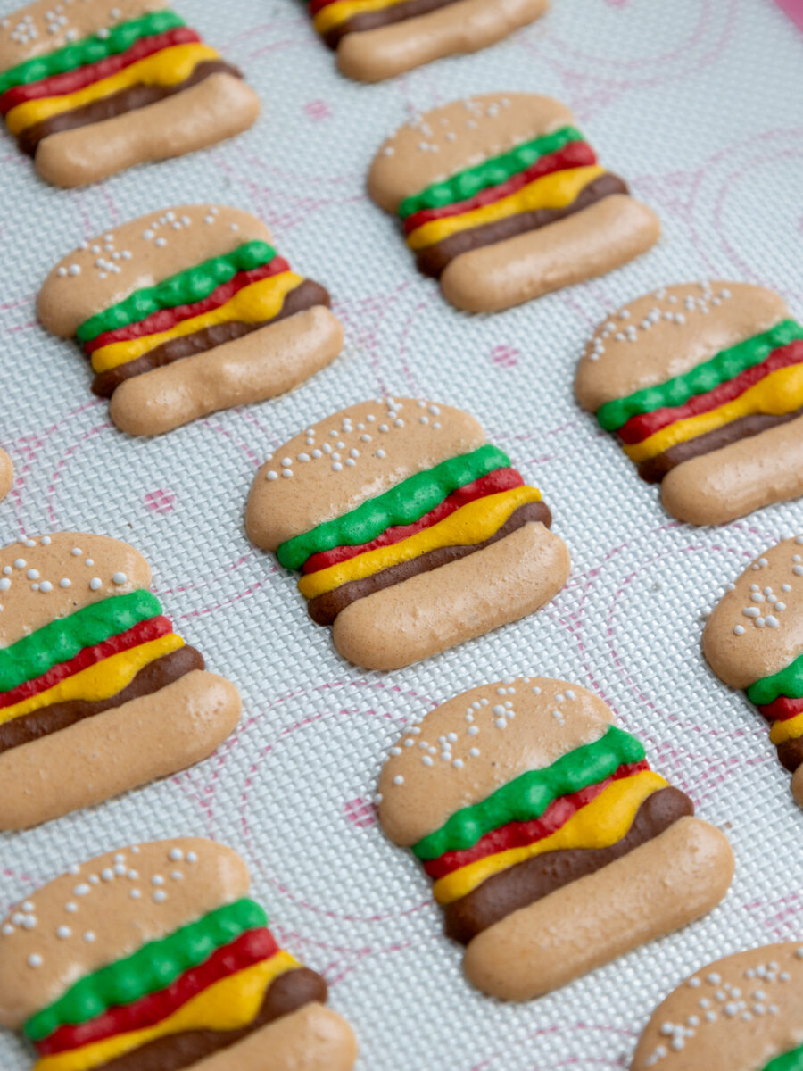 Burger Macarons: Delicious Recipe w/ Step-by-Step Tutorial
