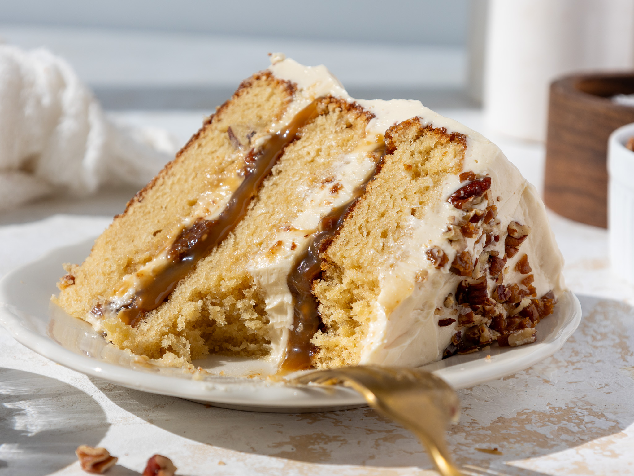 Butterscotch Crunch Cake - Delicious Recipe from Scratch