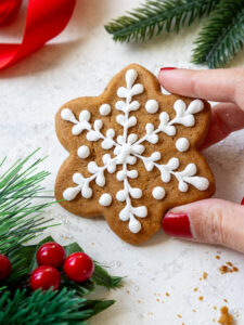 Soft & Chewy Gingerbread Cookies with Royal Icing
