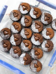 Chocolate Linzer Cookies with Gooey Nutella Filling
