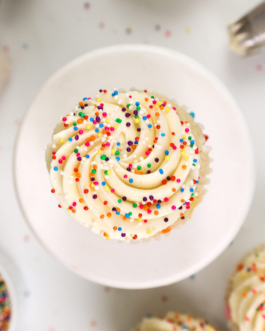 Not Too Sweet Buttercream Frosting - Light & Fluffy Recipe