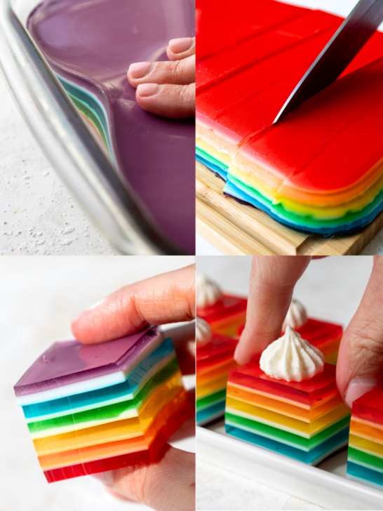 Stunning Rainbow Jello Cake: Delicious, Easy Recipe