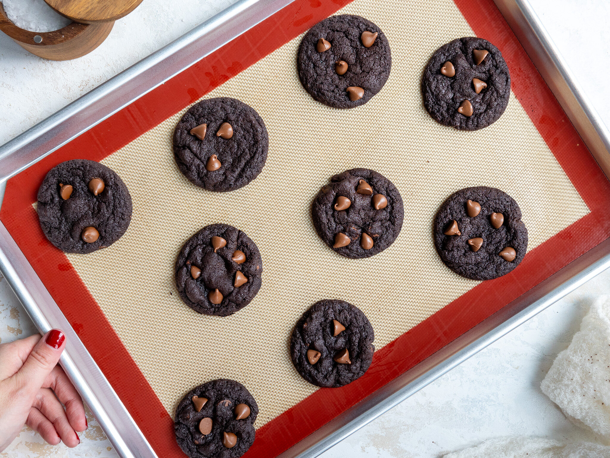 Rich Double Chocolate Cookies (Easy Recipe!)