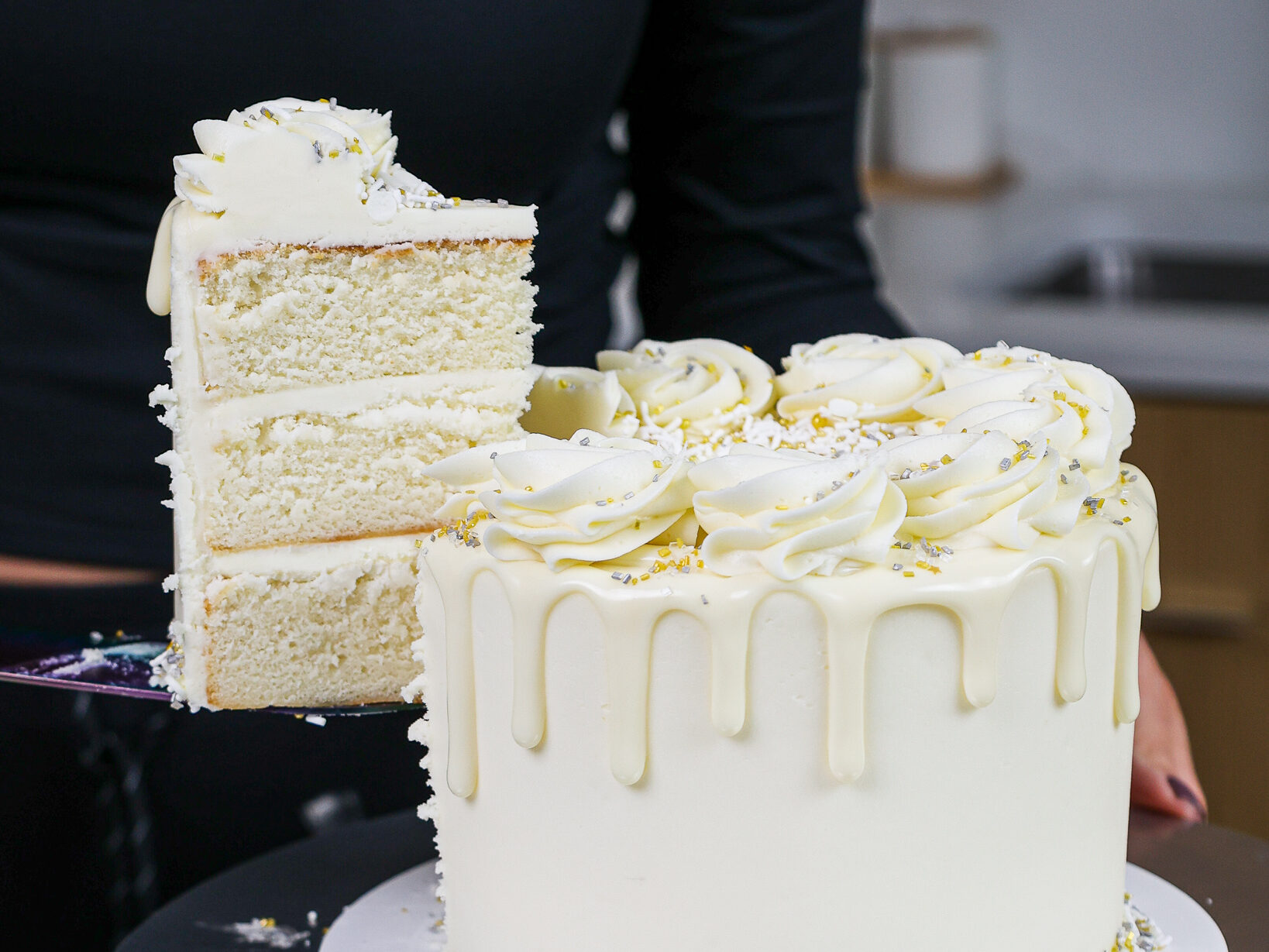 Tender White Almond Sour Cream (WASC) Cake Recipe