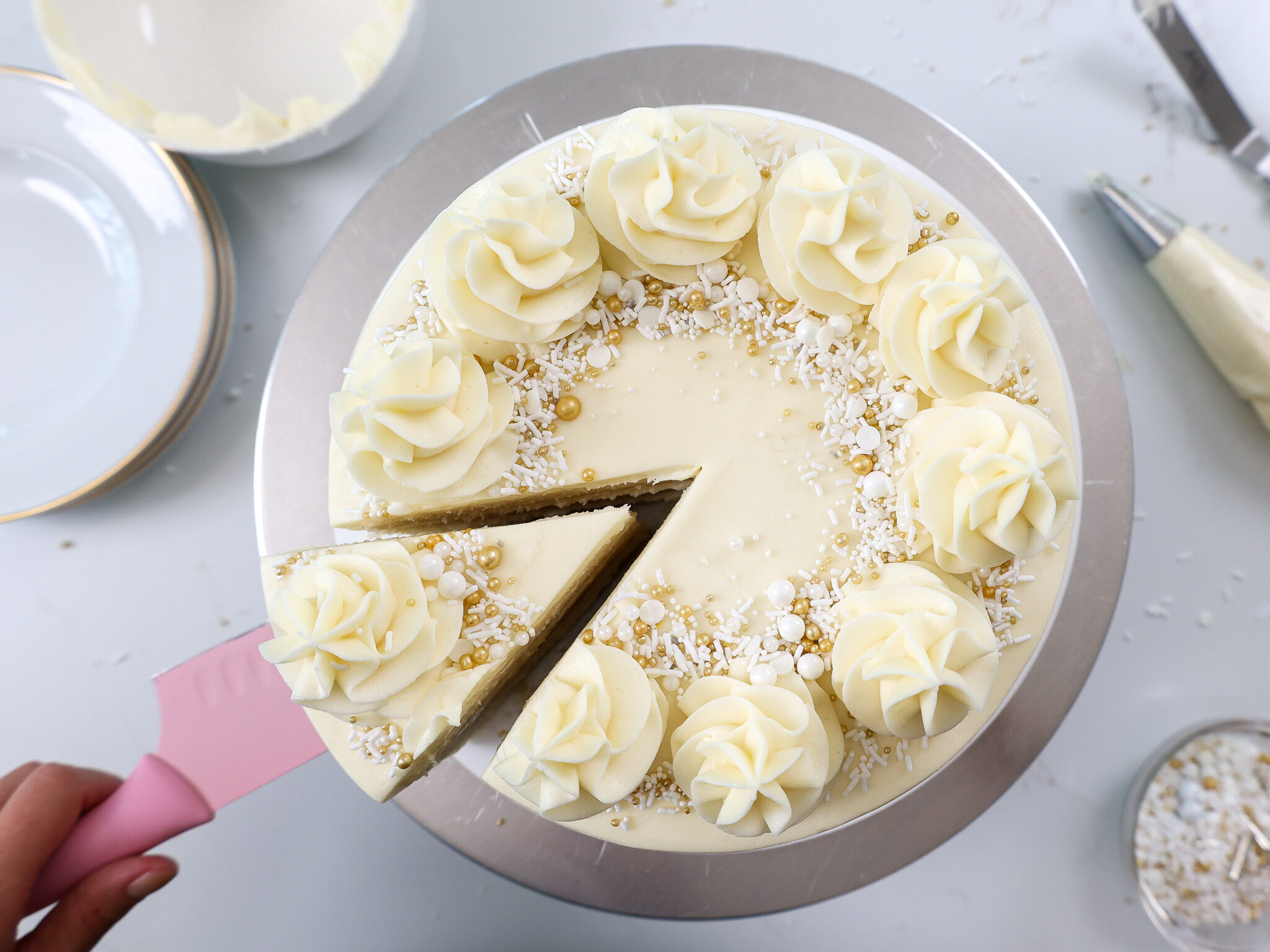 Tender White Almond Sour Cream (WASC) Cake Recipe