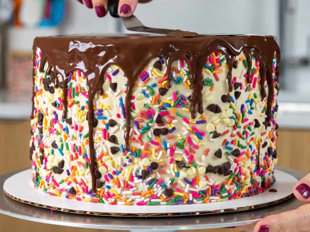 The Ultimate Chocolate Chip Cookie Dough Cake Recipe