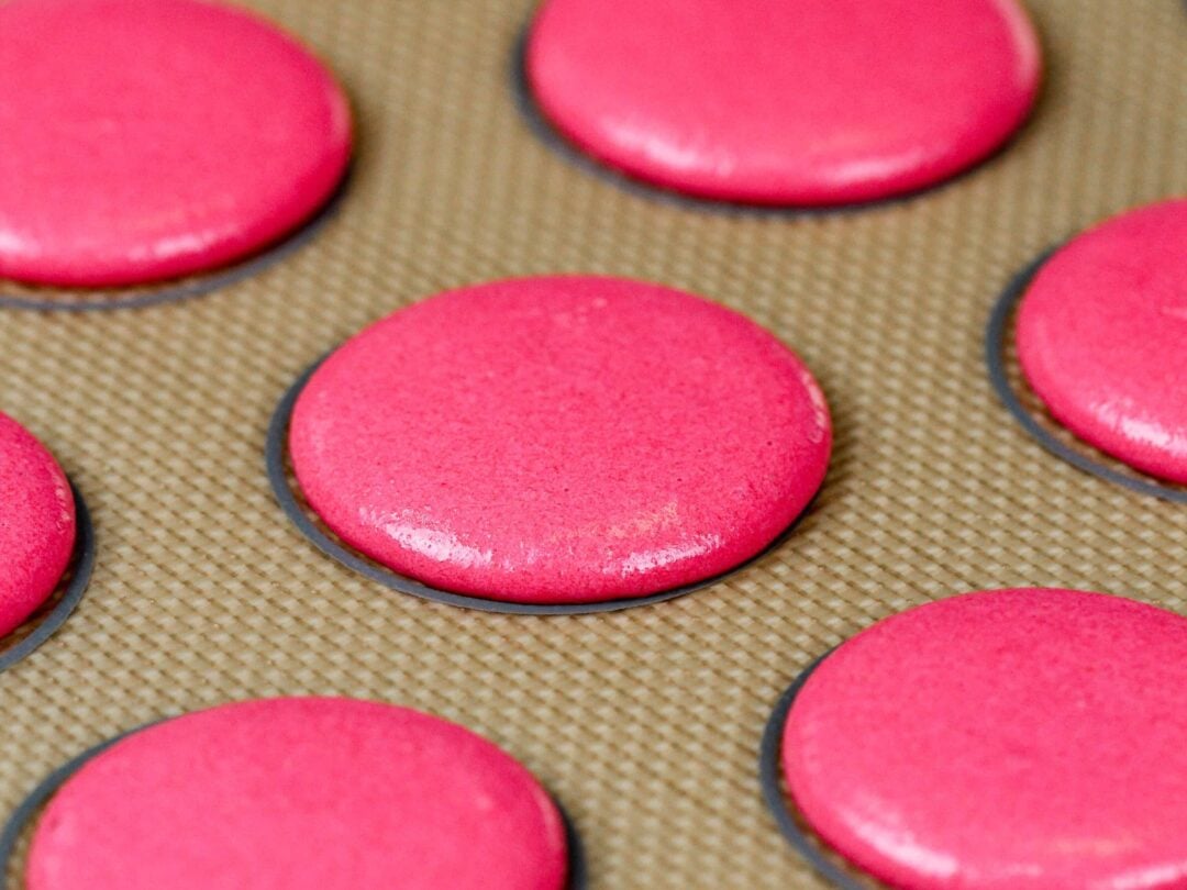 Raspberry Macarons: Step by Step Recipe & Tutorial