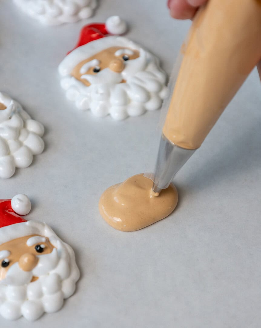 Santa Meringues: Crisp & Airy with Chewy Centers