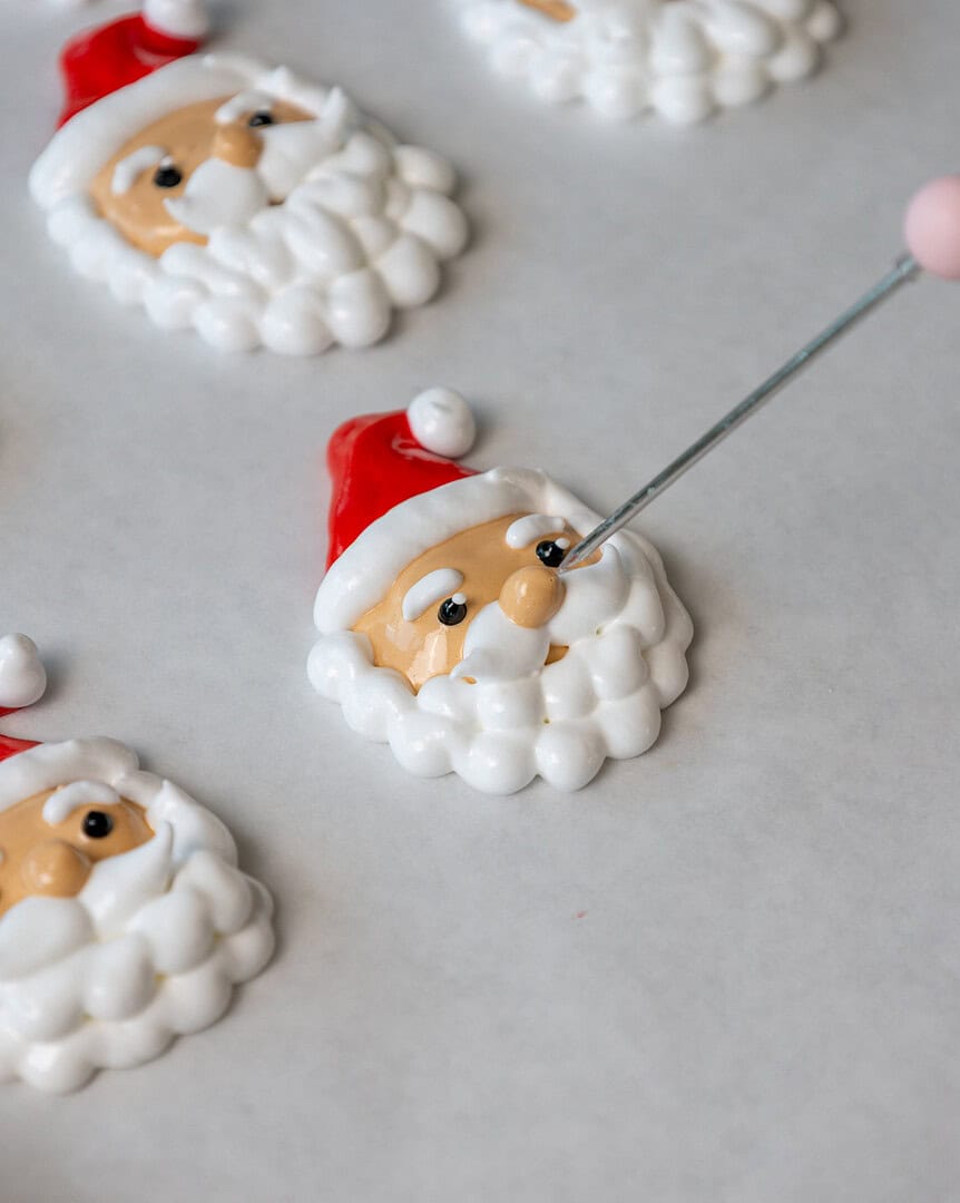 Santa Meringues: Crisp & Airy with Chewy Centers