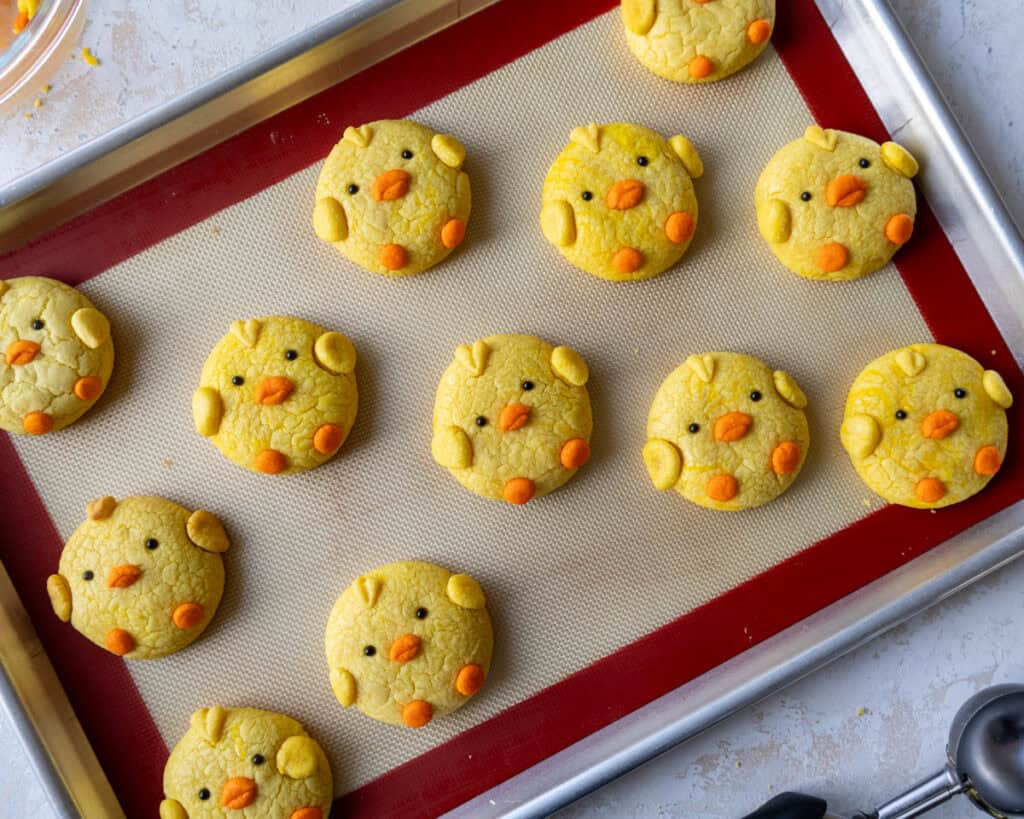 Chick Cookies for Easter (Easy & No Cutter Needed)