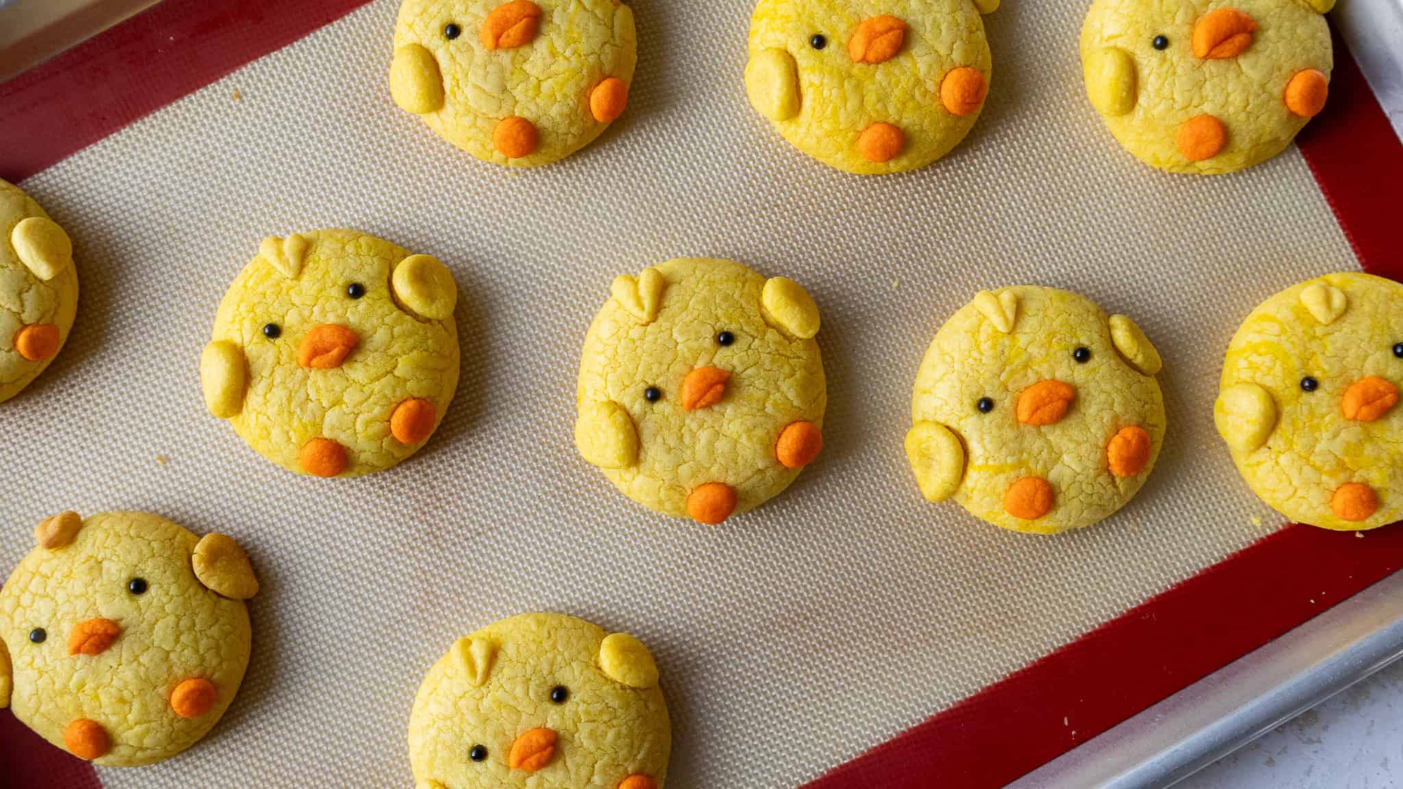 Chick Cookies for Easter (Easy & No Cutter Needed)